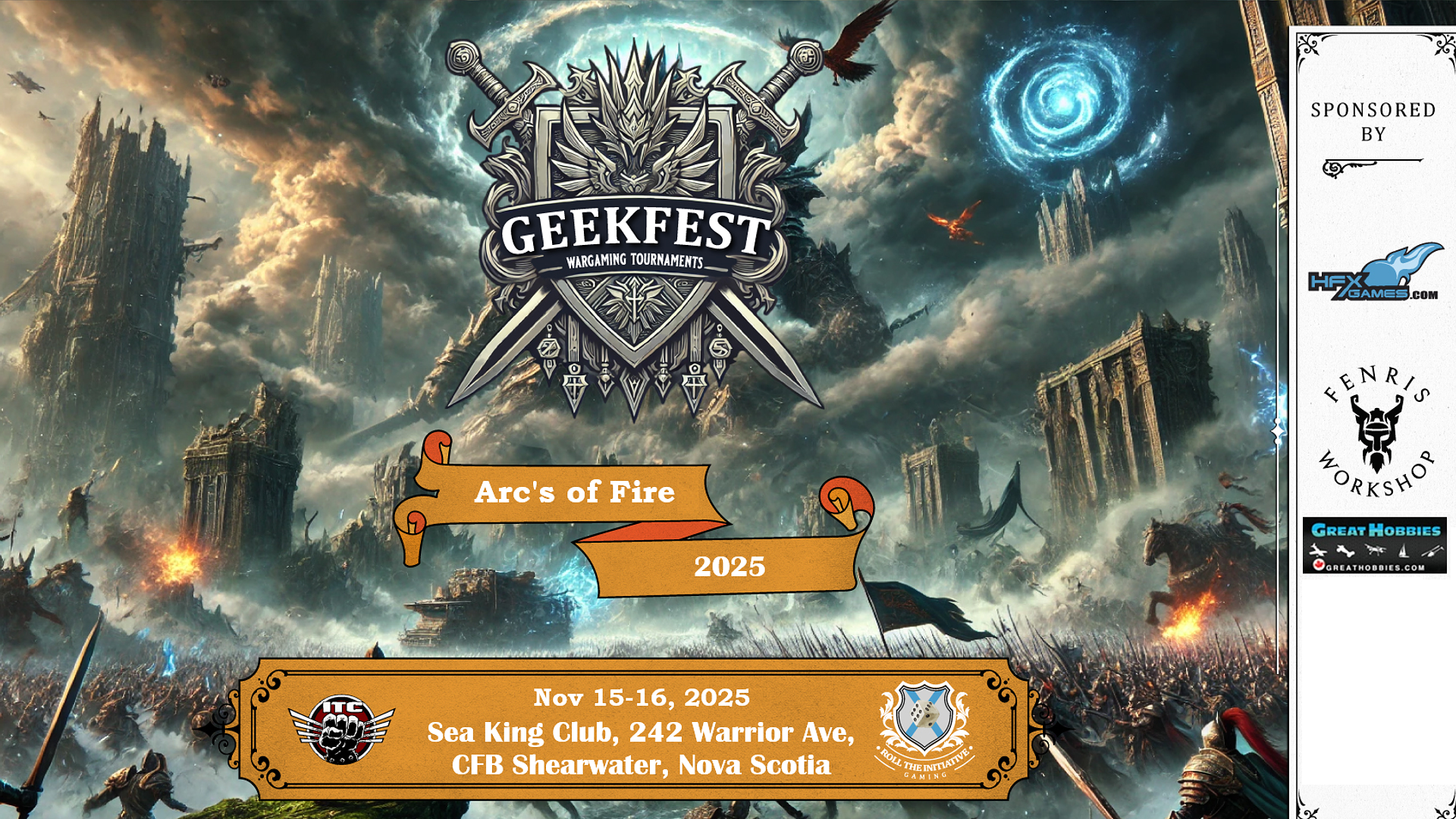 Geekfest - Arcs of Fire - Old World - Results | oldworldrankings.com
